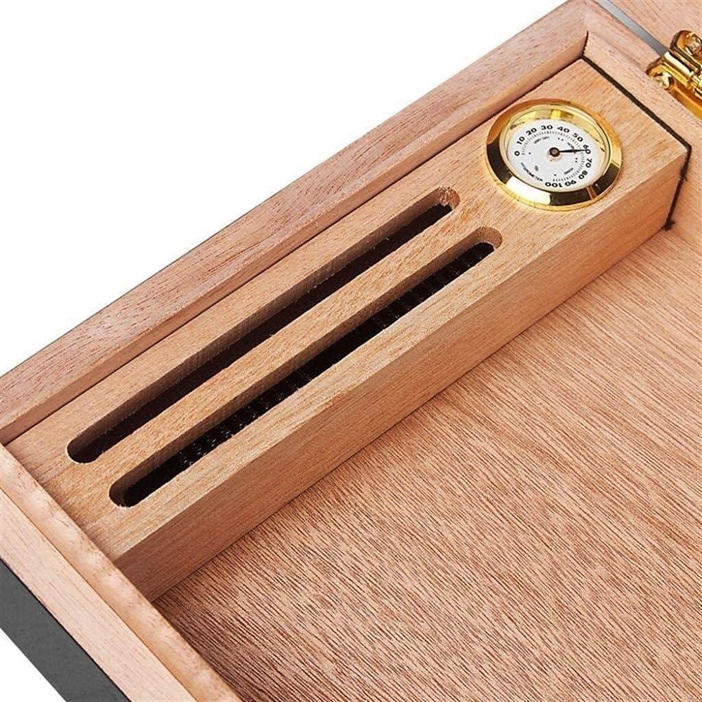 Cigar Box Cedar Wood Box Display Windows Cigar humidor Mini Portable ...