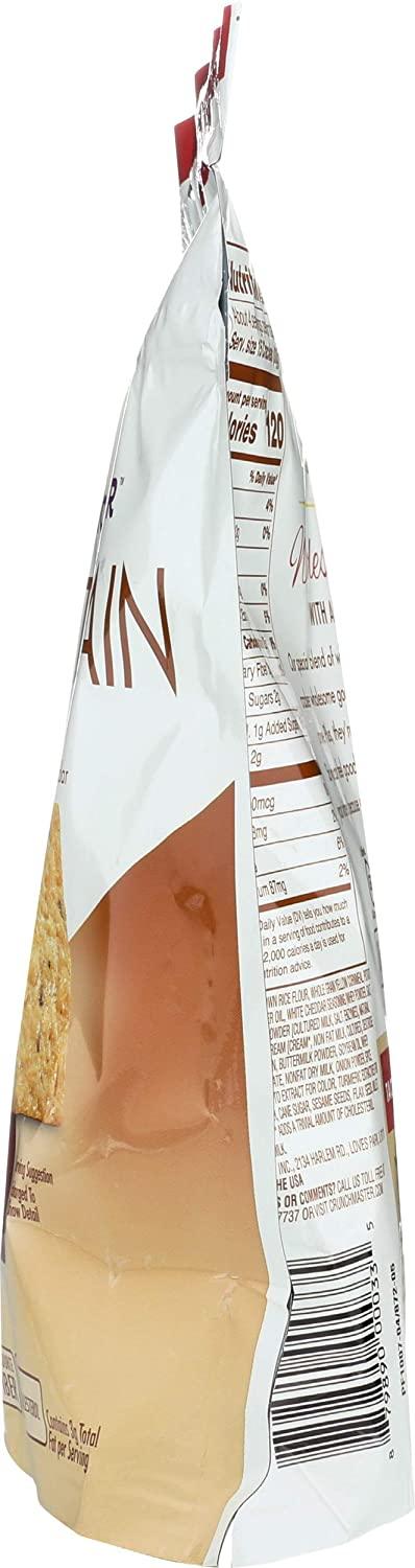 Crunchmaster Gluten Free Crackers White Cheddar Flavor 4.5 oz (Pack of ...