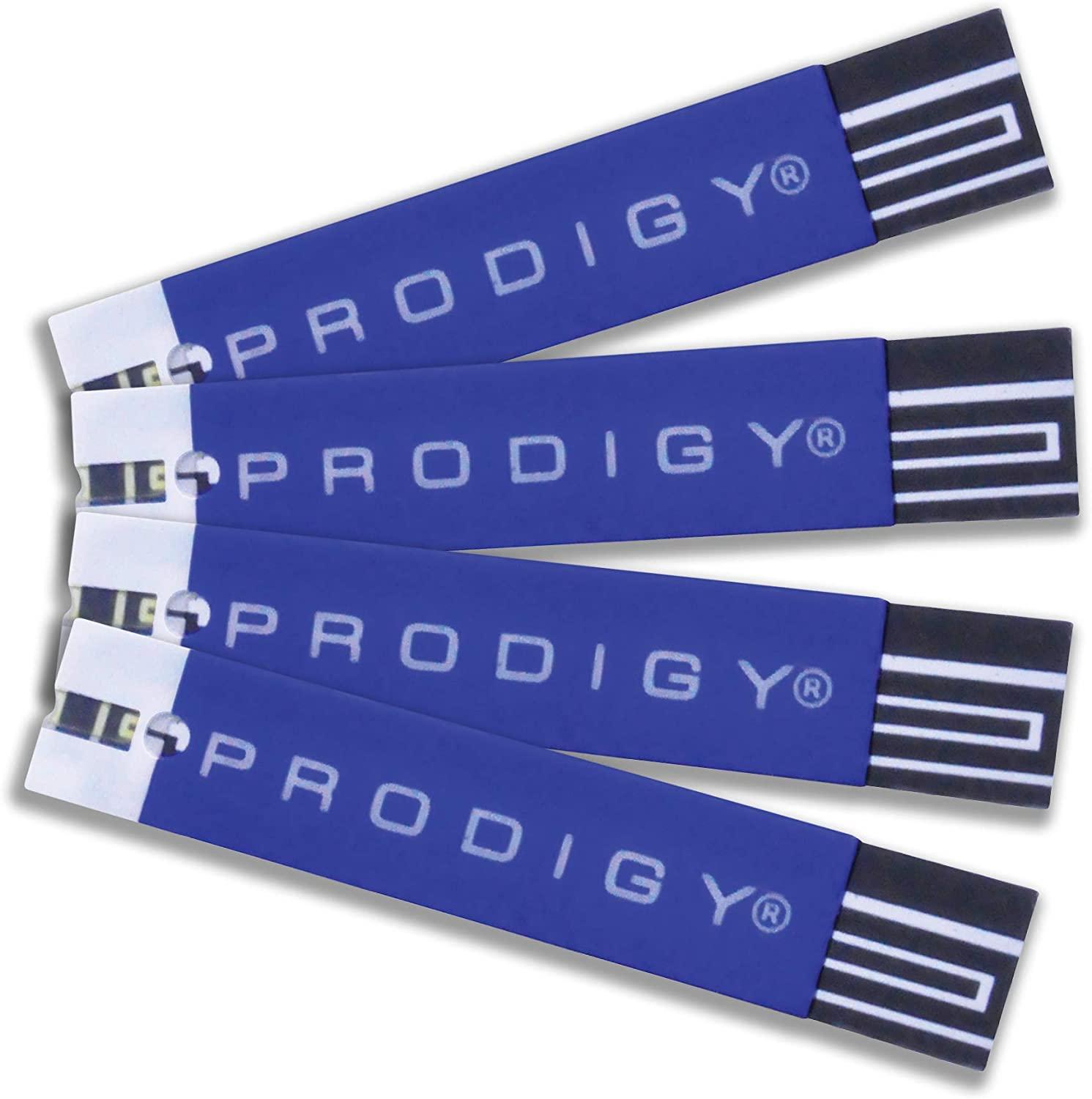 Prodigy Glucose Monitor Kit - Meter, 100 Test Strips, 10 Lancets ...