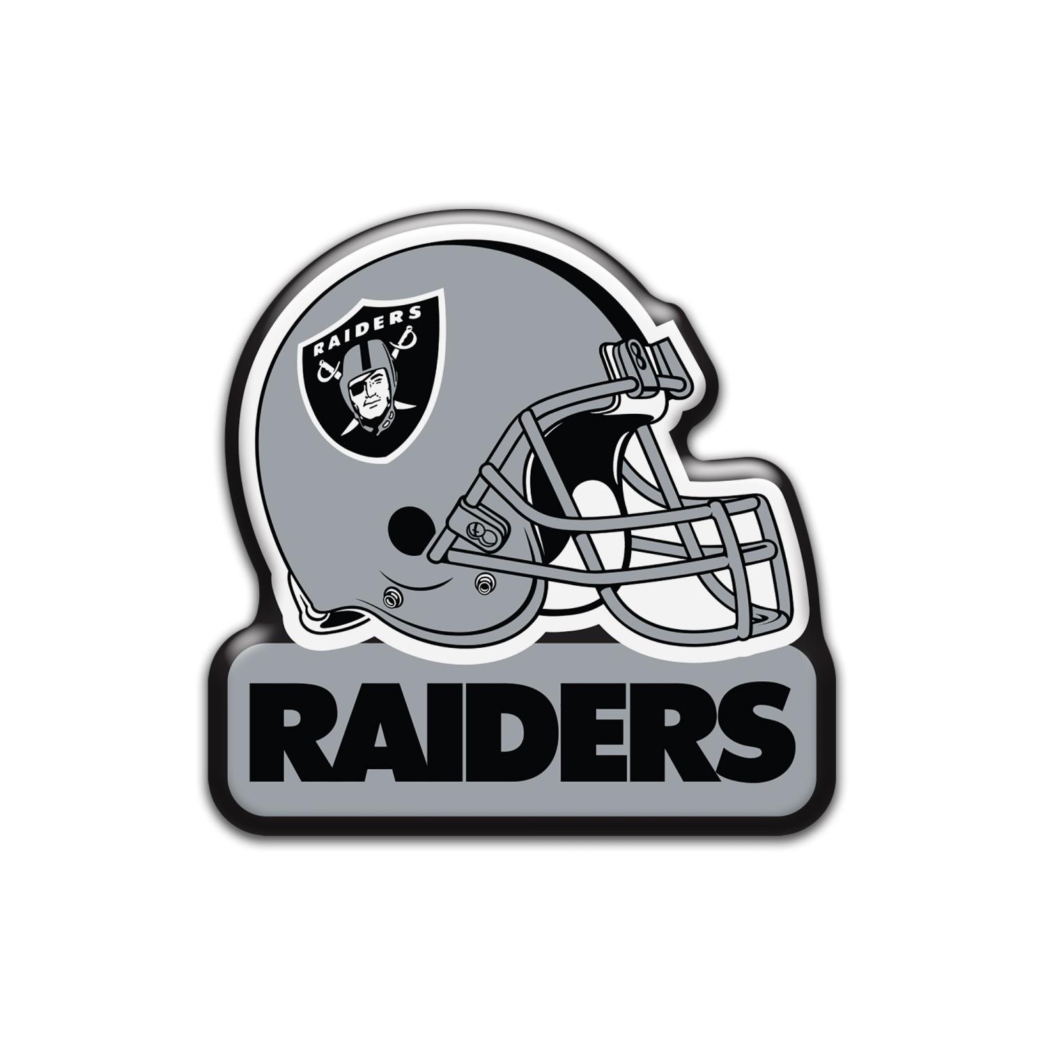 Aminco NFL Oakland Raiders 3 Heavy Duty Helmet Magnet - Officially ...