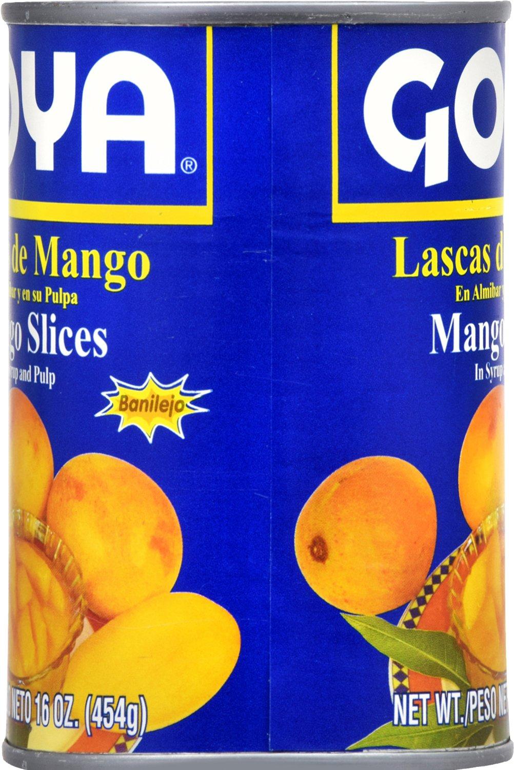 Goya Foods Mango Slices in Heavy Syrup 16 oz - Pack of 24 | Premium ...