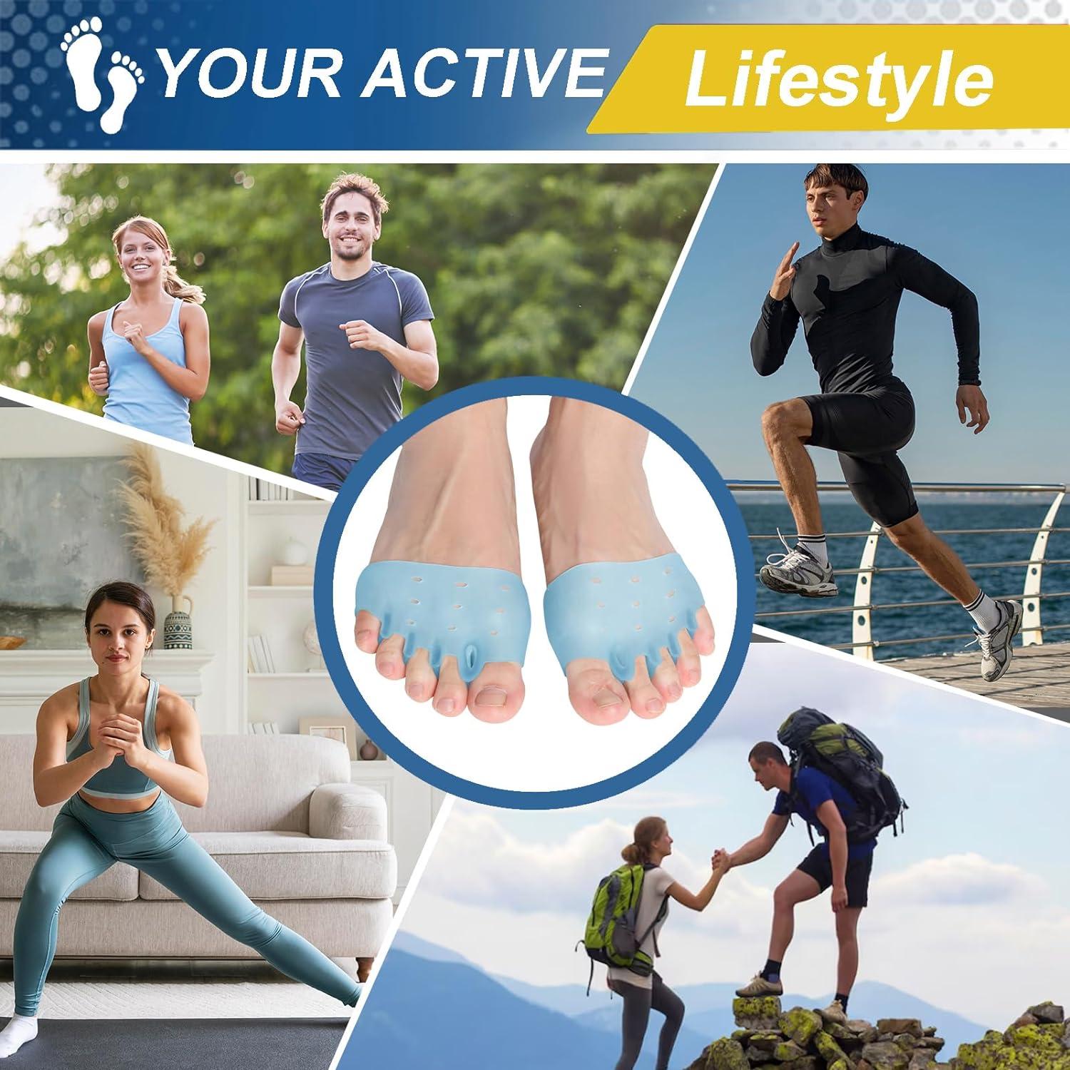 Metatarsal Pads (6 PCS) | New Material | Soft Gel for Diabetic Feet ...