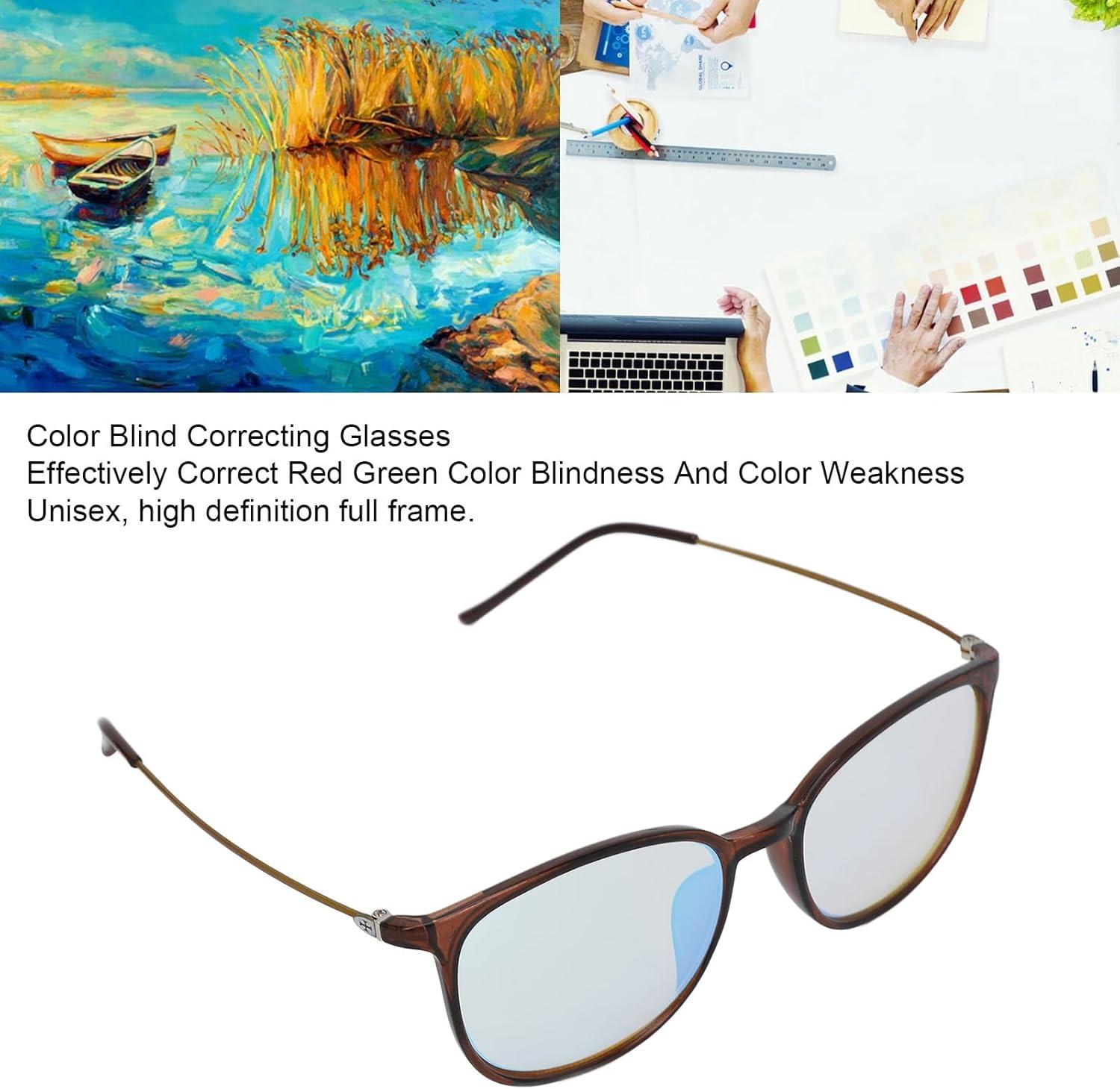 Color Correction Glasses for Color Blindness - TR90 Red-Green Goggles ...