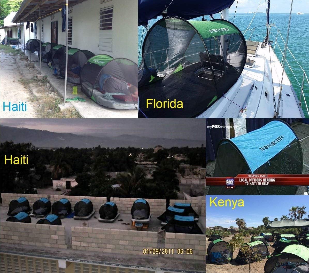 SANSBUG 1-Person Popup Screen Tent with Tarp Floor - Lightweight ...