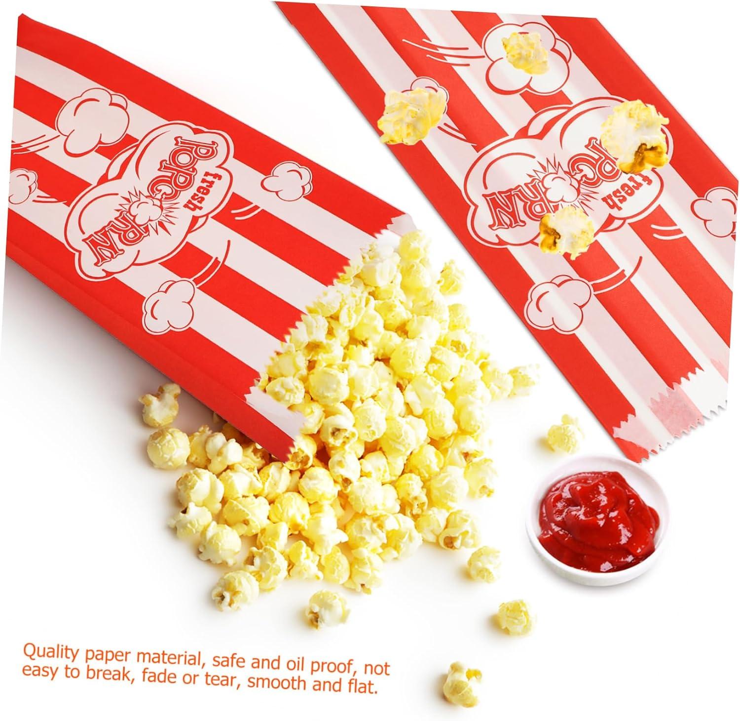 MAGICLULU 200 Pcs Packing Bag Candy Bags Popcorn Containers Paper ...