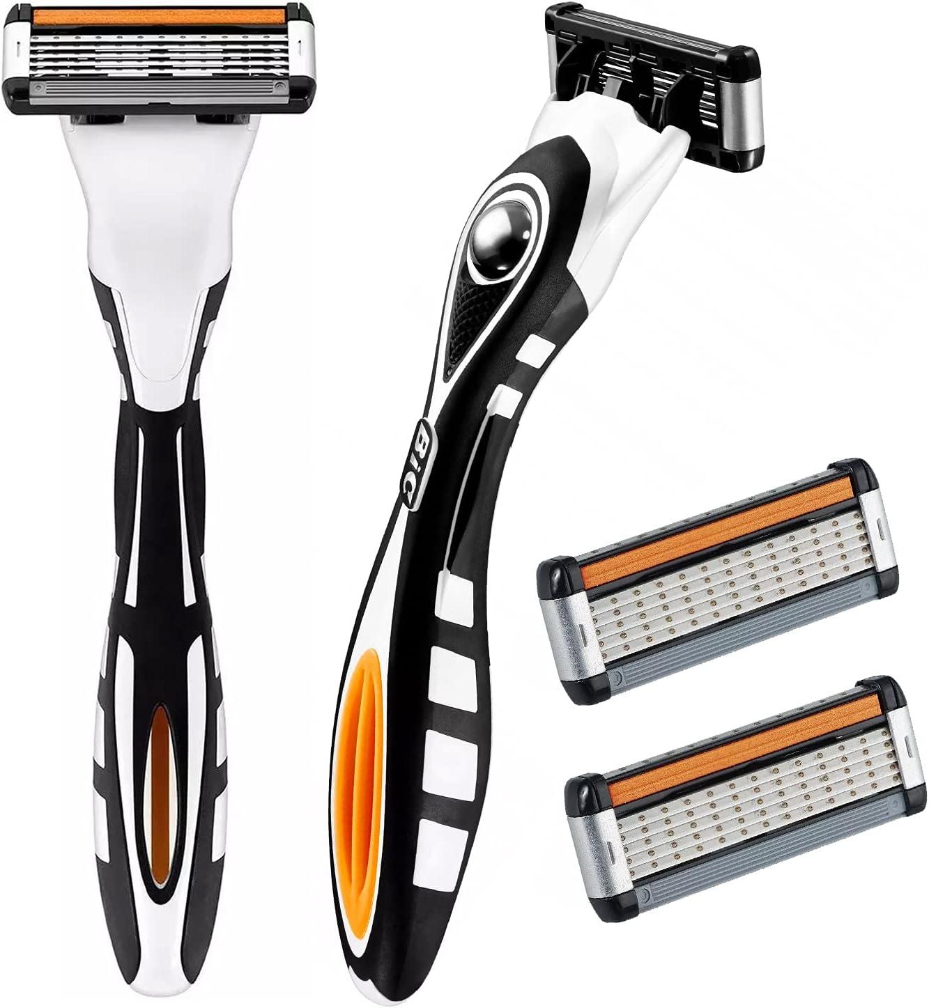 BIC Flex Hybrid Razor - 5 Blades Precision Shaving | Refill Heads ...