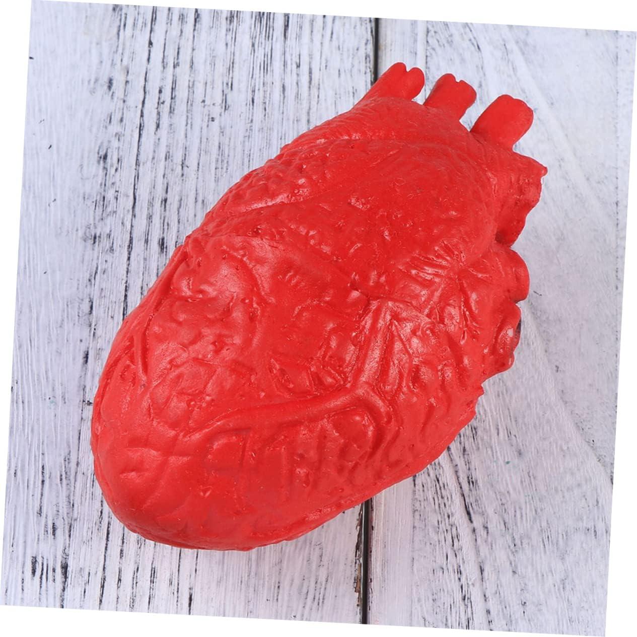 ABOOFAN 4pcs Fake Heart Halloween Body Parts Props Halloween Supplies ...