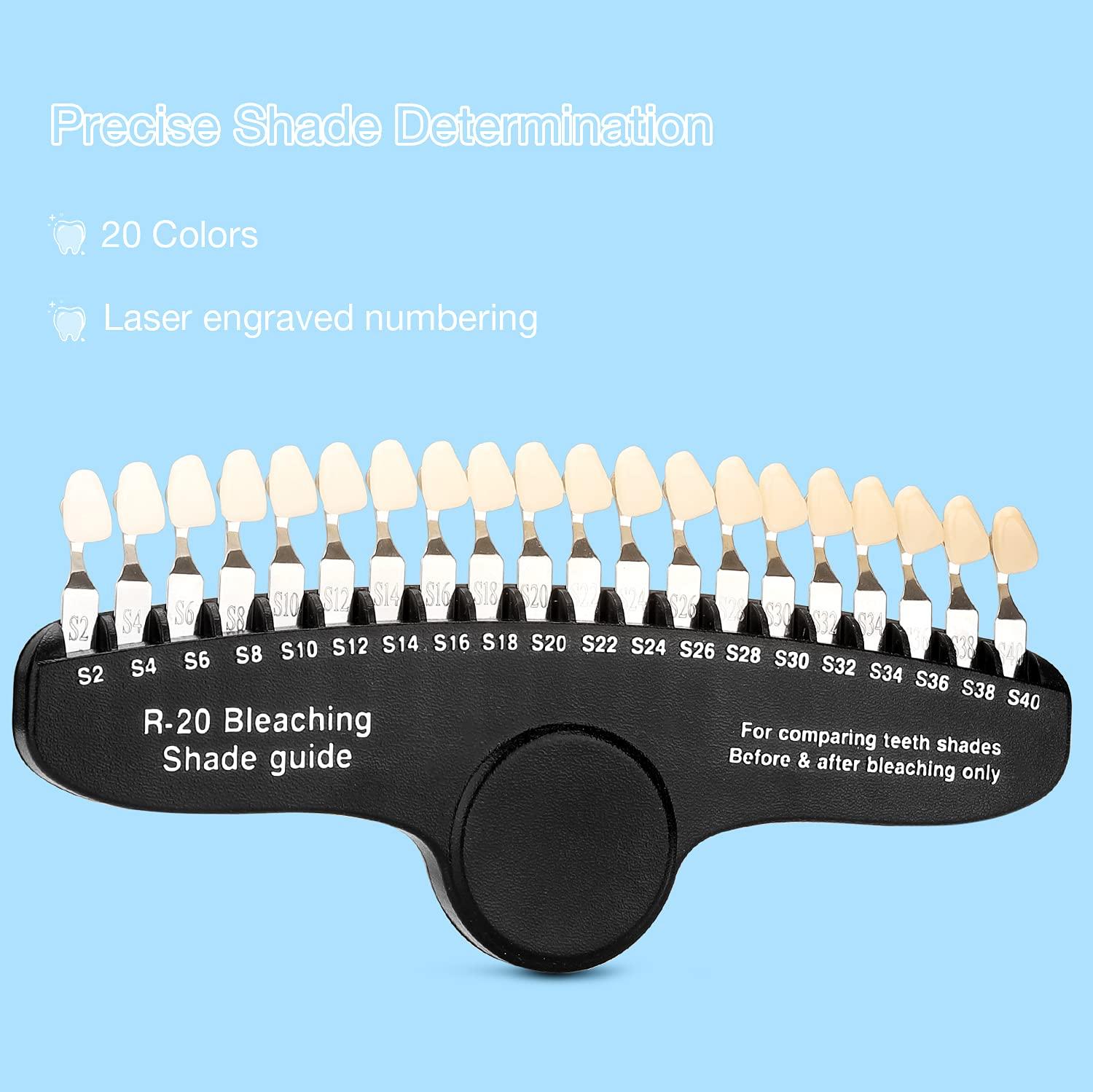 Faruijie Teeth Whitening Shade Guide | Professional Dental Bleaching ...