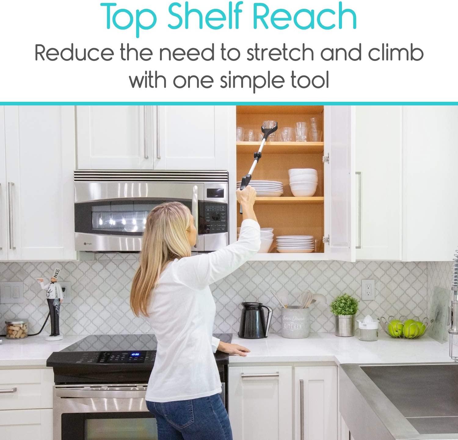 Vive Folding Reacher Grabber 32 Inch - Heavy Duty Mobility Grip Hand ...