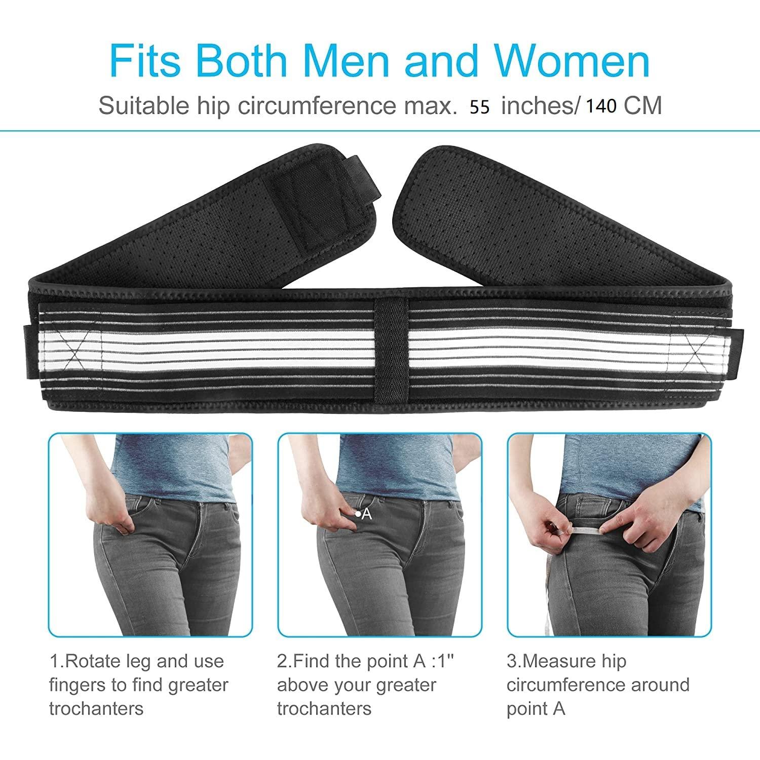 Sacroiliac Hip Belt for Sciatica & Lower Back Support | SI Joint ...