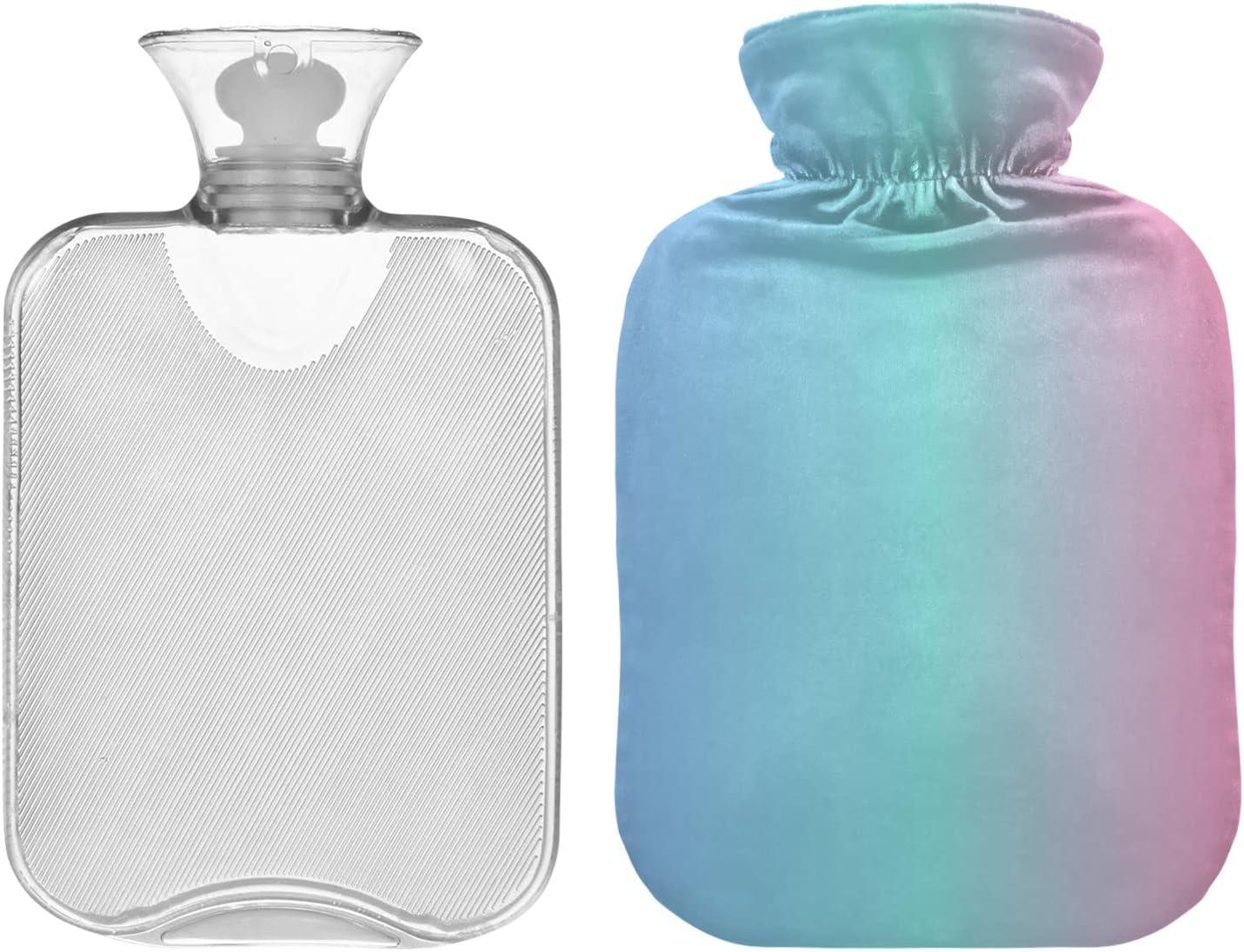 Color Gradient Heat Bottle - Blue & Pink 2L for Pain Relief | Hot Water ...