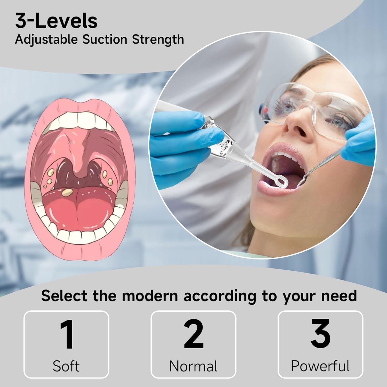 Portable Electric Tonsil Stone Remover & Toothbrush Combo - Effective ...