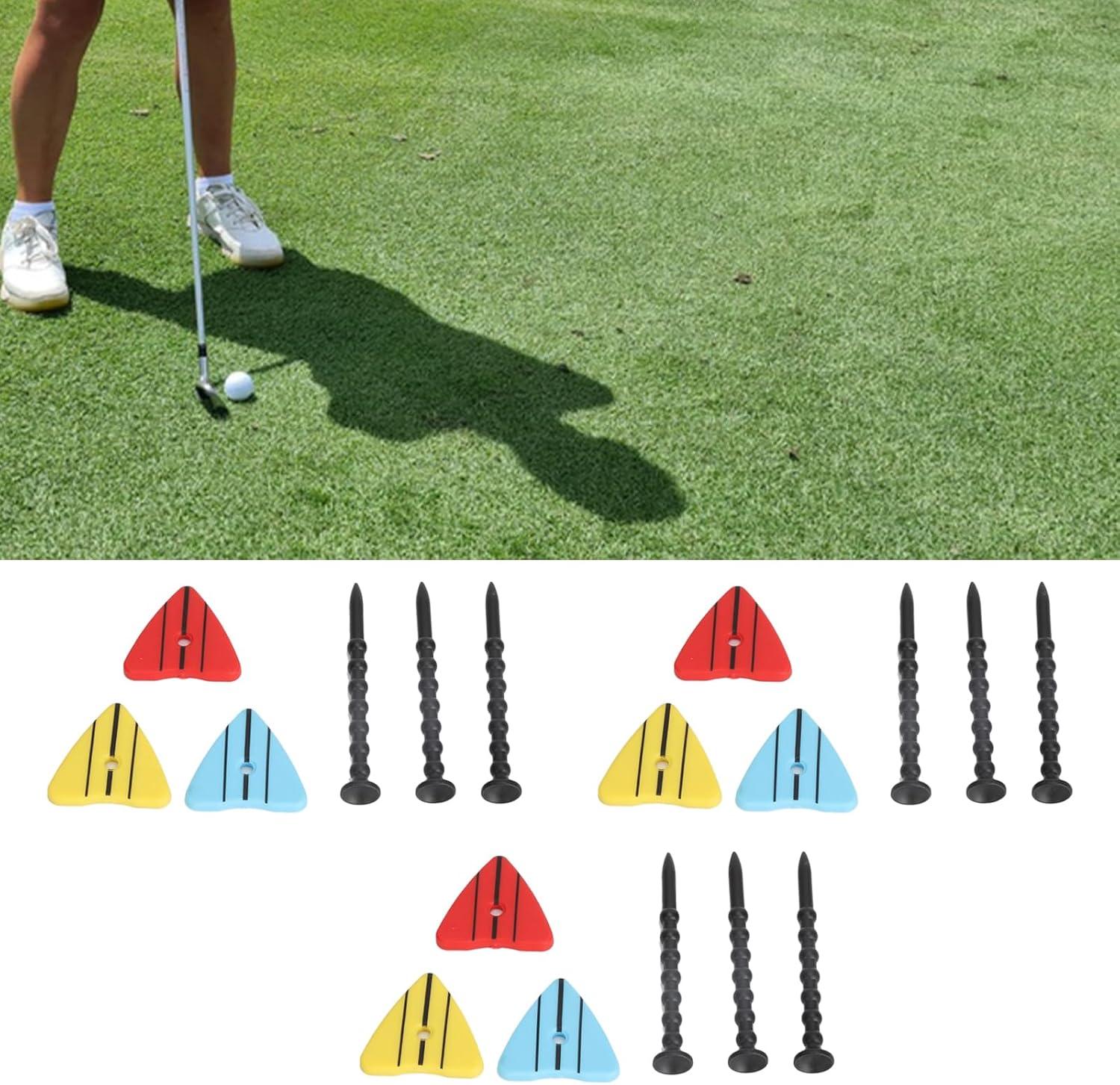 Height Adjustable Golf Tees Set - Premium Golf Ball Position Markers ...