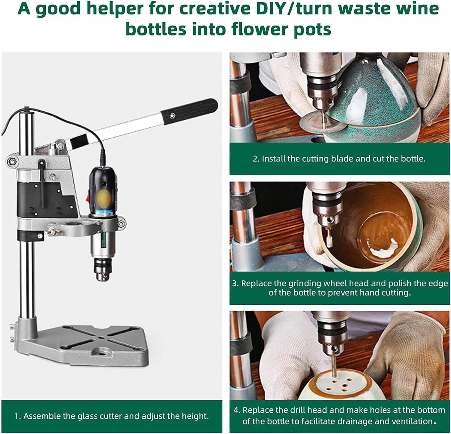 cartBit Electric Glass Bottle Cutter: 36Pcs Rotary Wine Bottle Cutter ...