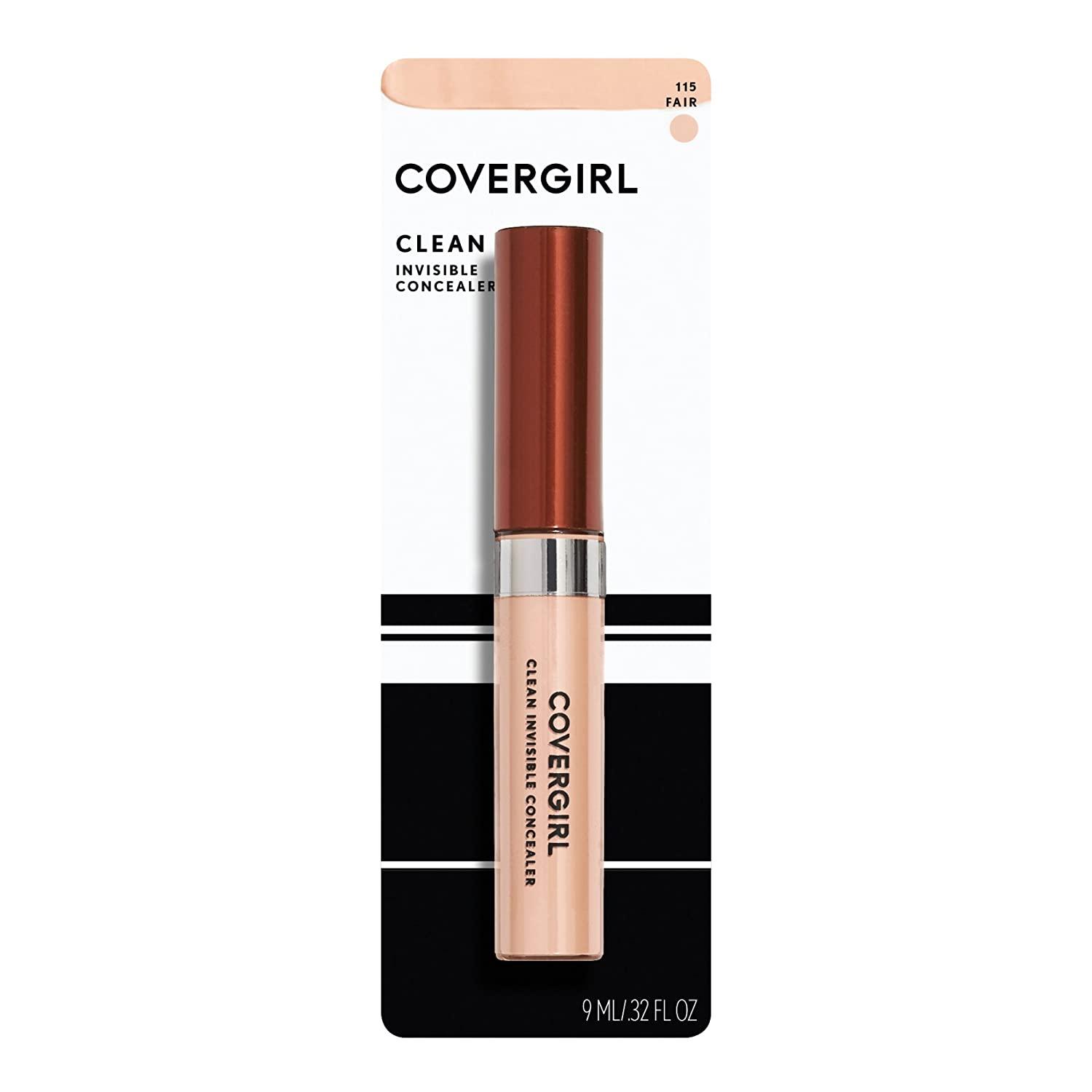 Covergirl Clean Invisible Concealer 115 Fair - 0.32 oz (9g) | Flawless ...