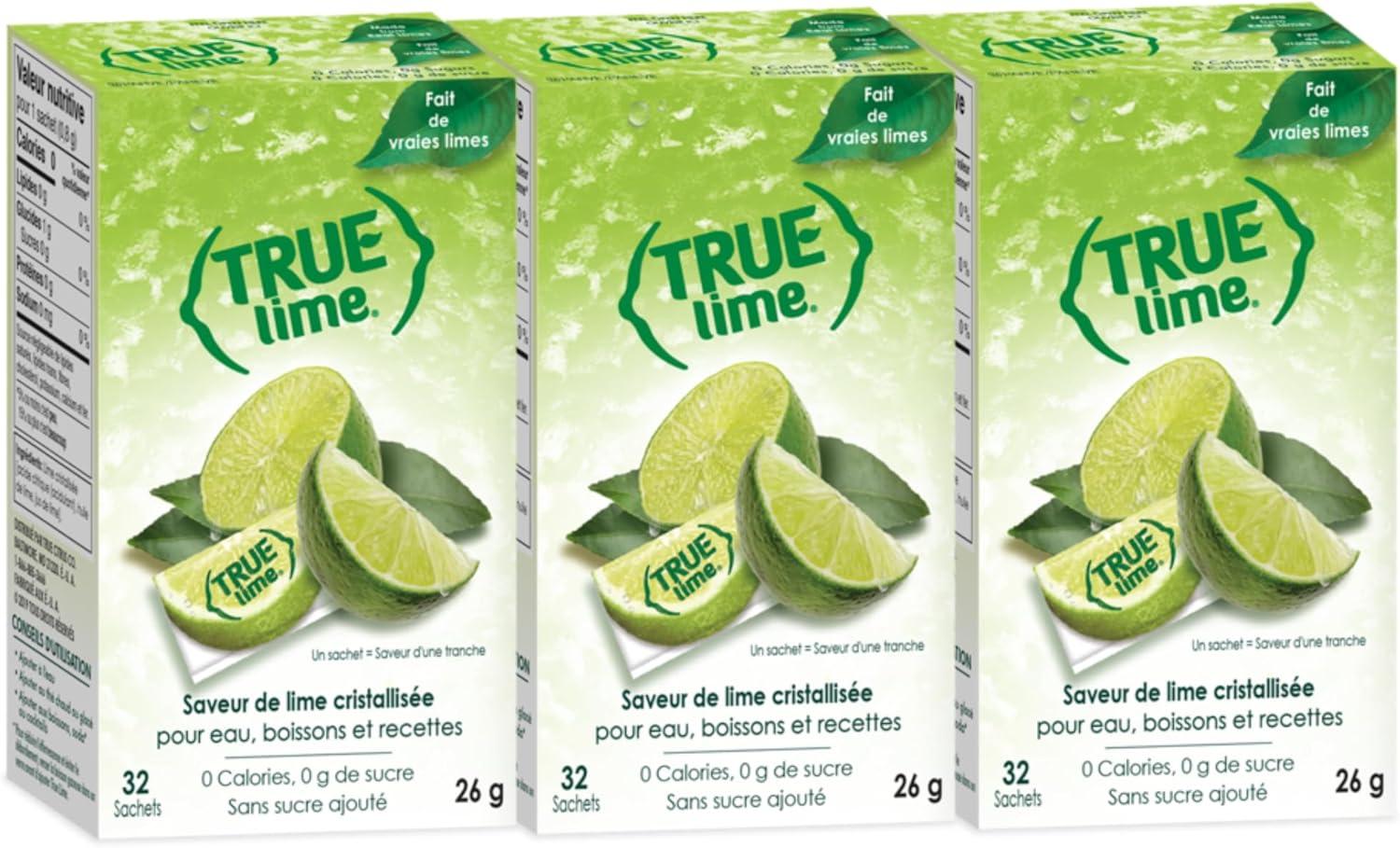 TRUE LEMON & LIME Water Enhancer (96 Packets Each Flavour) | Zero ...