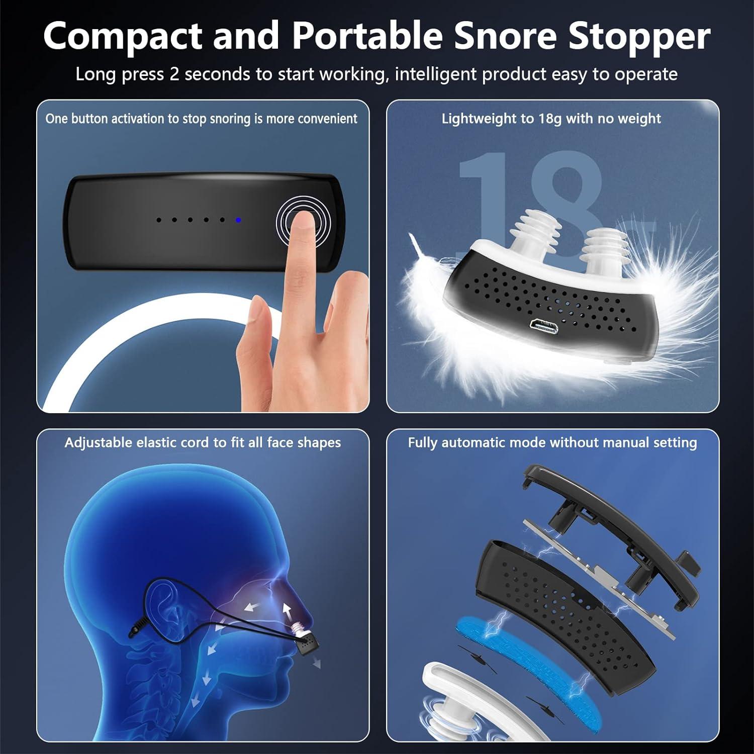 Anti Snoring Device: Comfortable Sleep Snore Stopper - Nasal Dilator ...