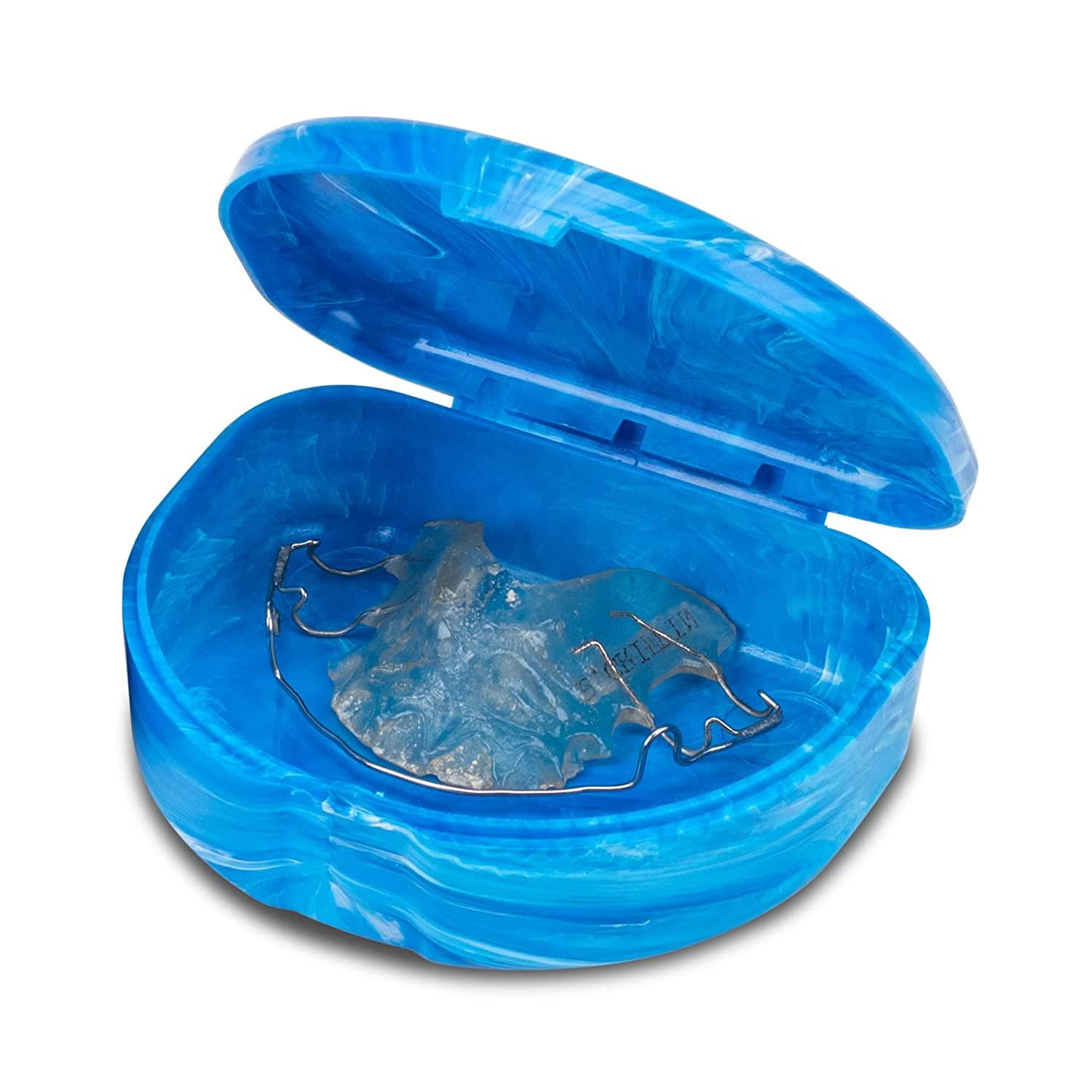Marble Retainer Cases with Labels (3 Pack) - Blue | Buy Now with ...