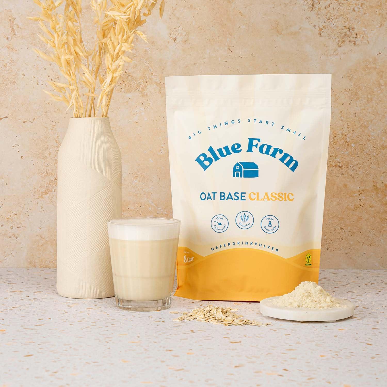 Blue Farm Oat Base Classic 8L - Vegan Oat Drink No Additives Gluten ...