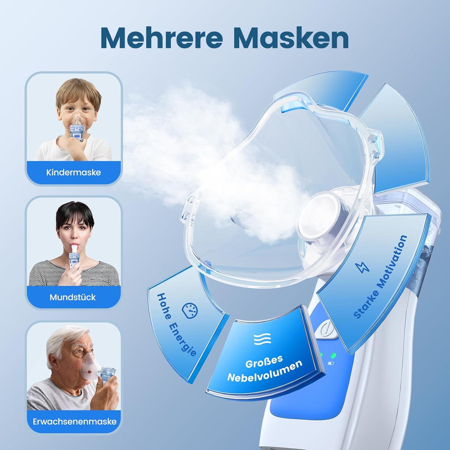 Noise-Free Inhalation Device for Kids & Adults - Long Battery Life ...