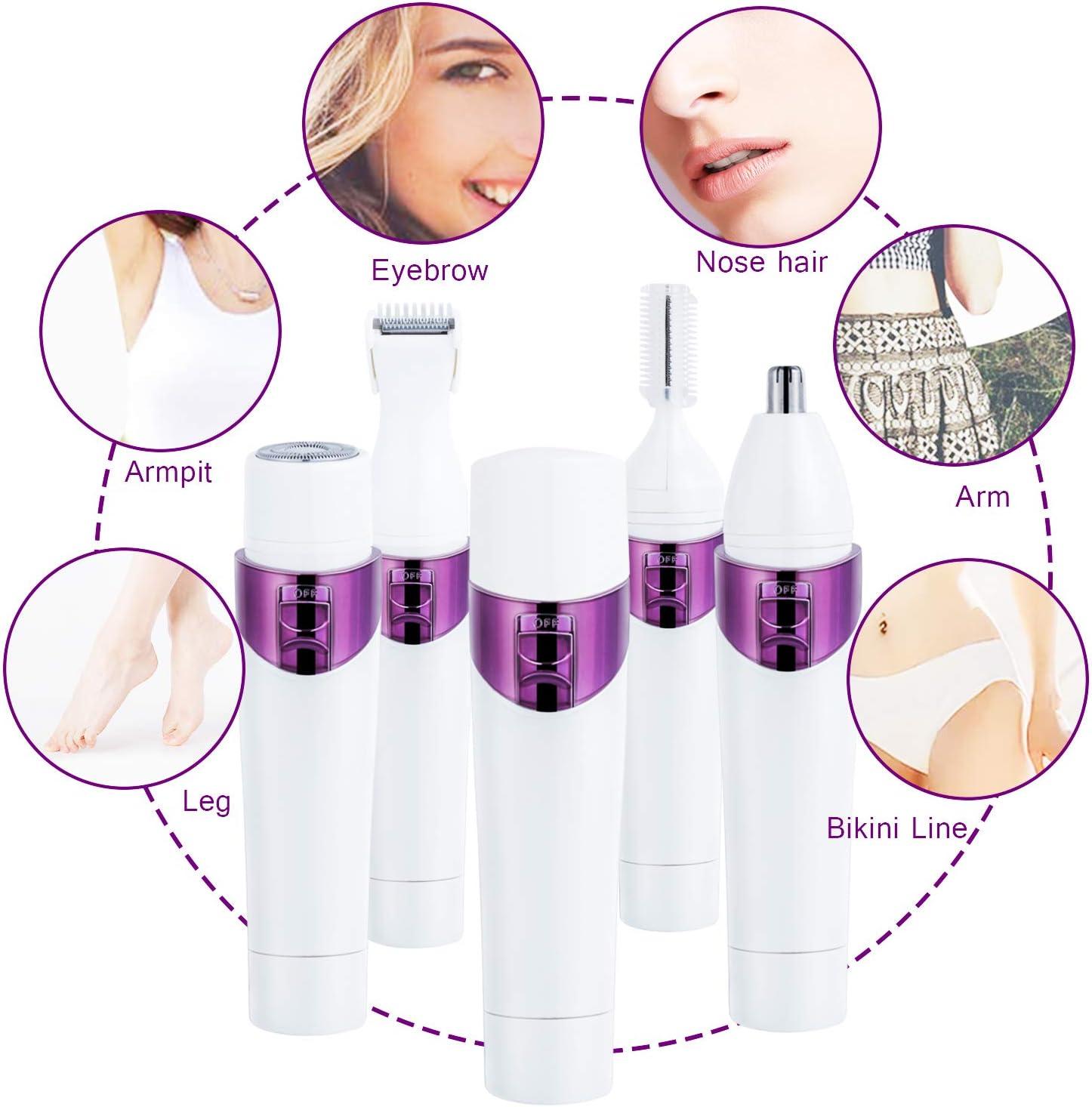 VERY ETERNITY Electric Lady Shaver Kit - 4 in 1 USB Rechargeable Women ...