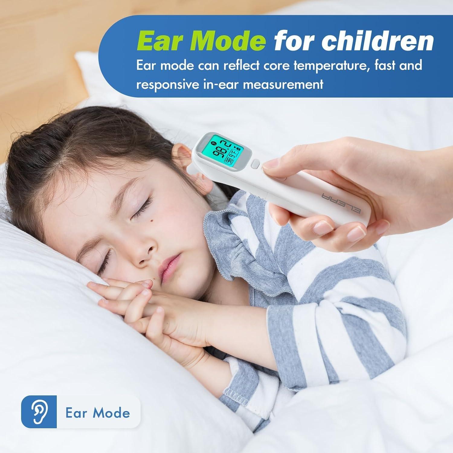 Elera Contactless Ear Fever Thermometer | 4 Measurement Modes | Baby ...