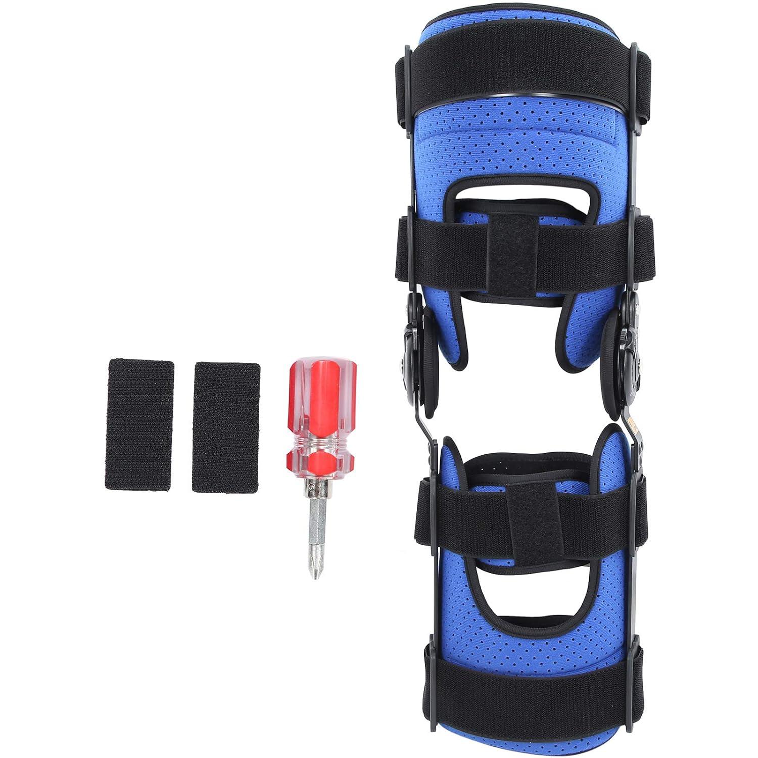 Breathable Adjustable Knee Brace for Meniscus Support - Non-Slip Leg ...