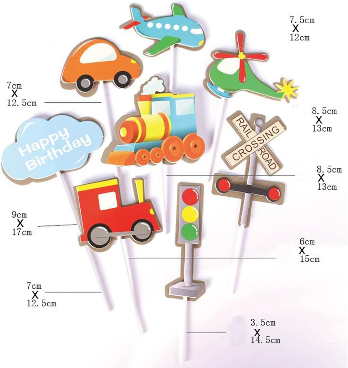 Personalised Cake Toppers Cake Decorations Traffic Lights Locomotive ...