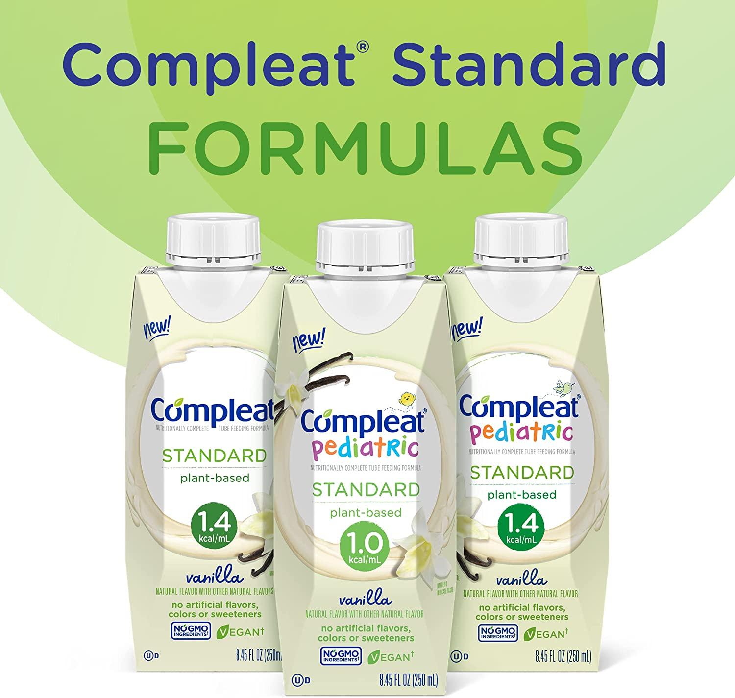 Compleat Pediatric Standard 1.0 Plant-Based Tube Feeding Formula ...