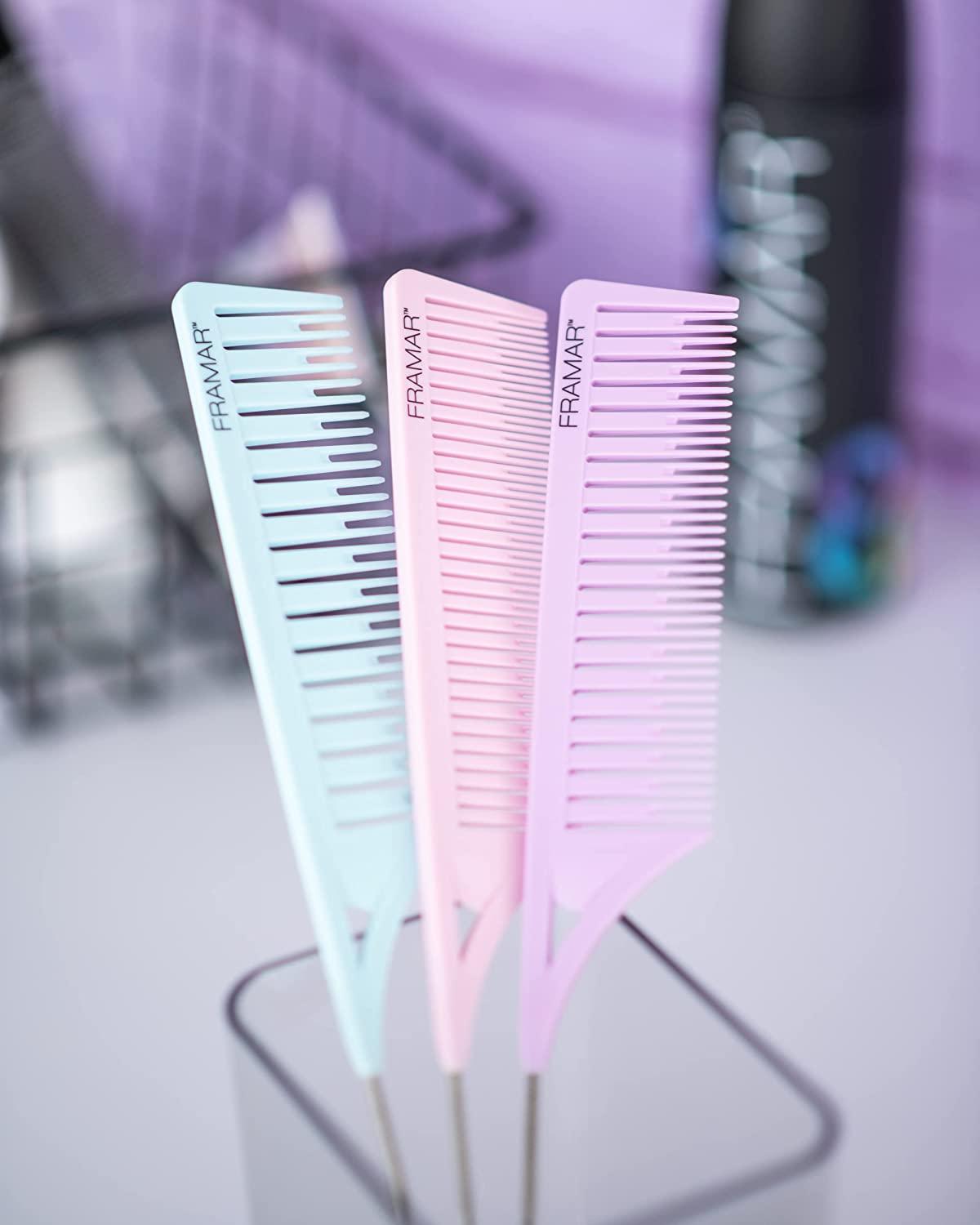 Framar Dreamweaver Highlight Comb Set - Hair Stylist Combs for Balayage ...