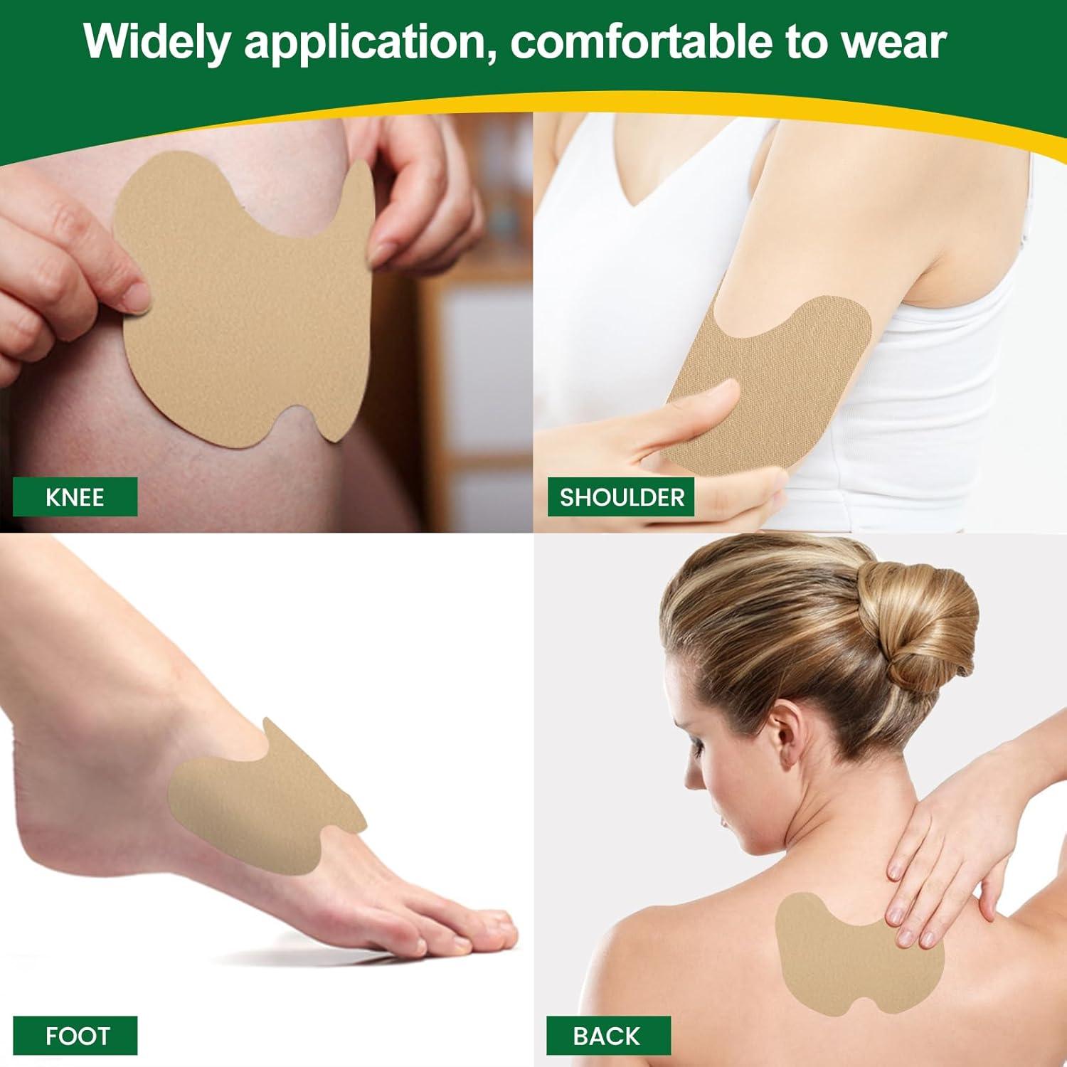 16 Count Knee Pain Relief Patch - Effective Cold Plasters for Knee Neck ...