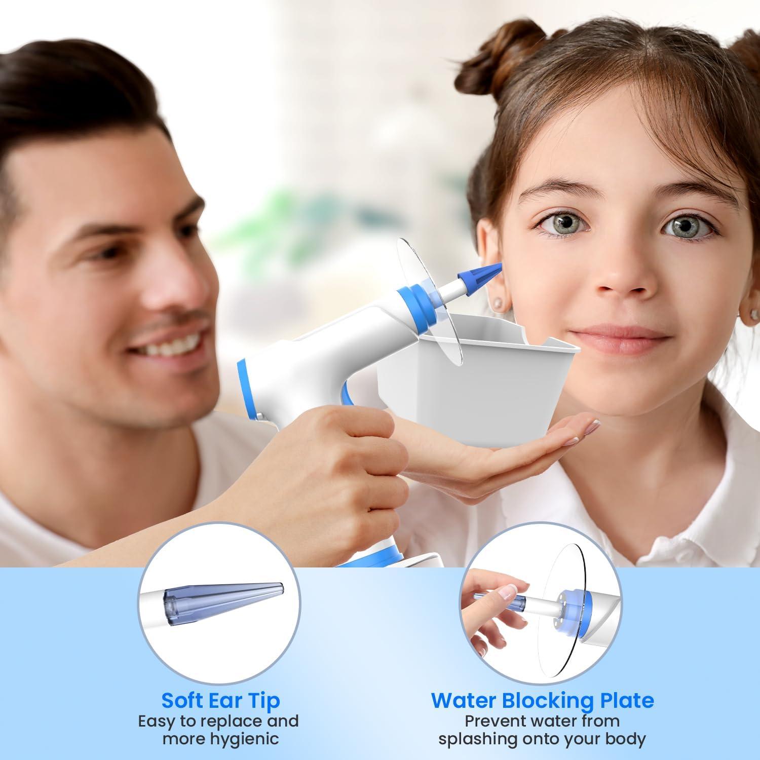 Ear Wax Cleaning Kit - 5 Jet Stream Outlet Ear Cleaner with 5 ...