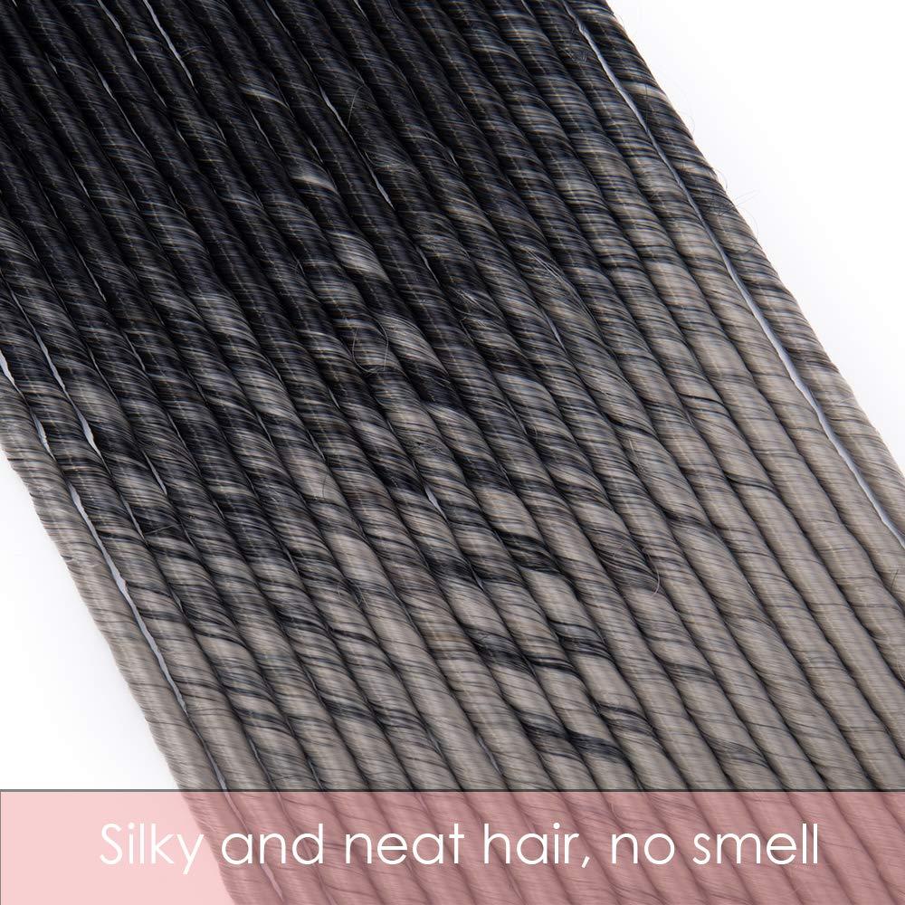 Tess Braids Extensions - Ombre 20 Twist Crochet Braiding Hair (100g ...