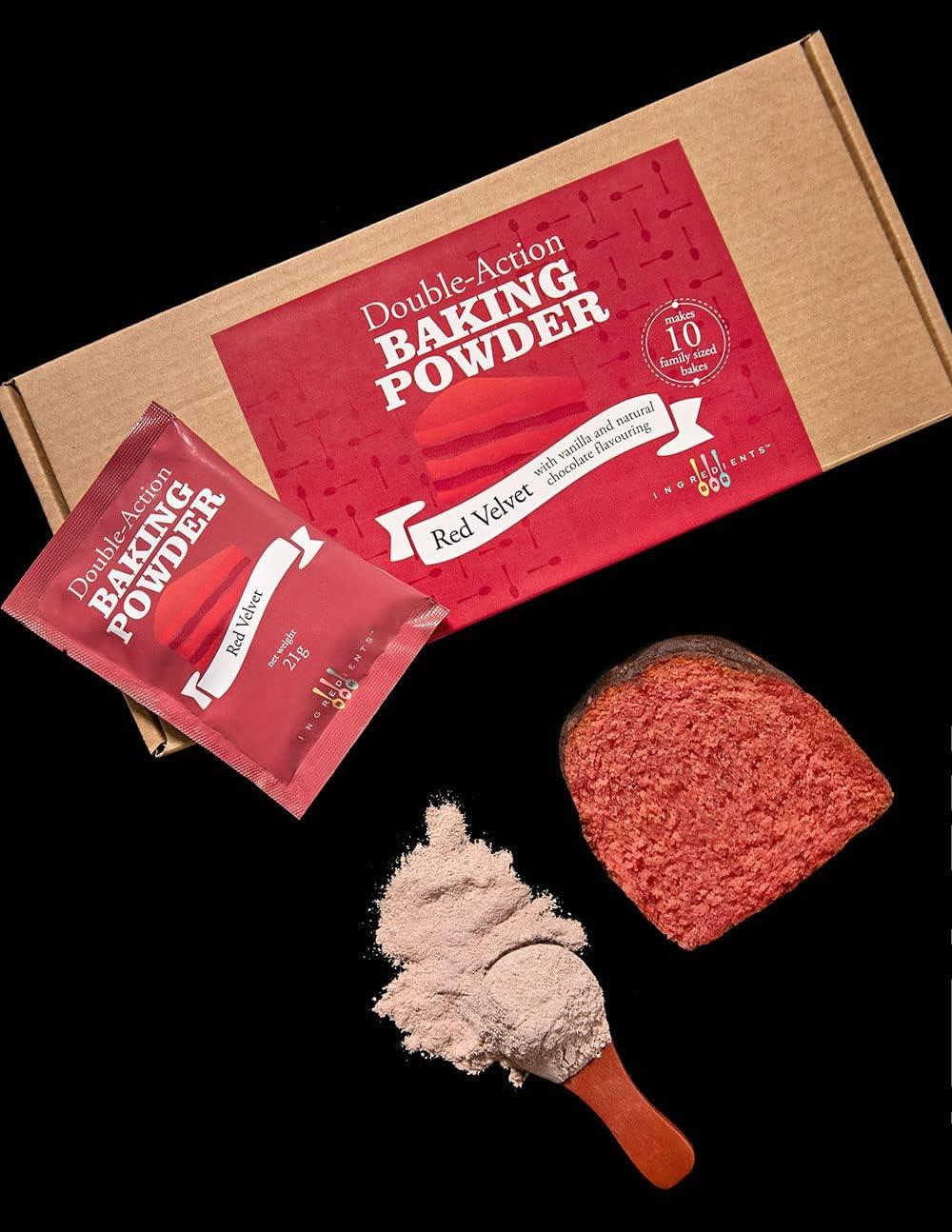 Baking Powder with Built-in Red Velvet Natural Colour | No Artificial ...