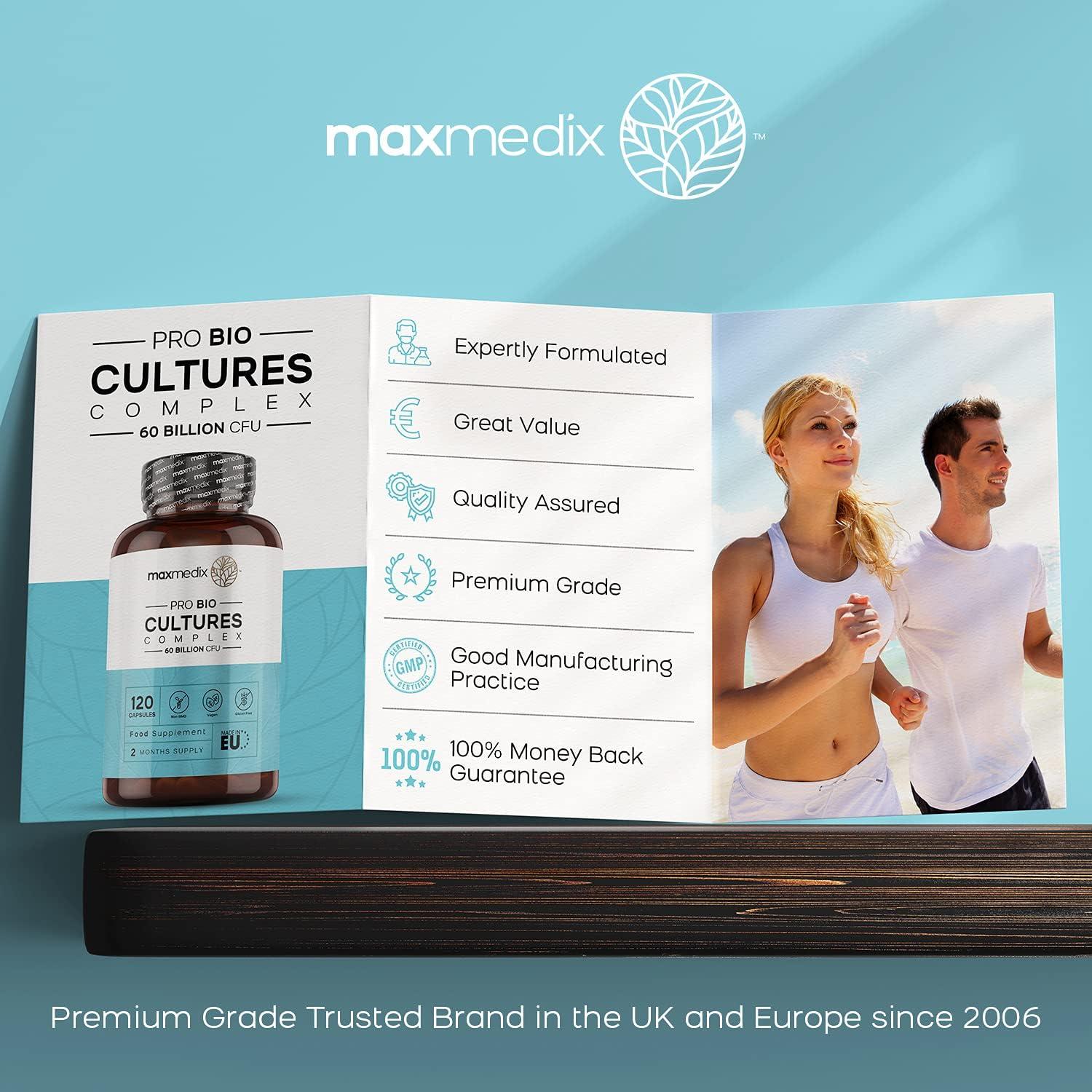 Bio Cultures Complex Probiotics & Prebiotics - 60 Billion CFU - 2 ...