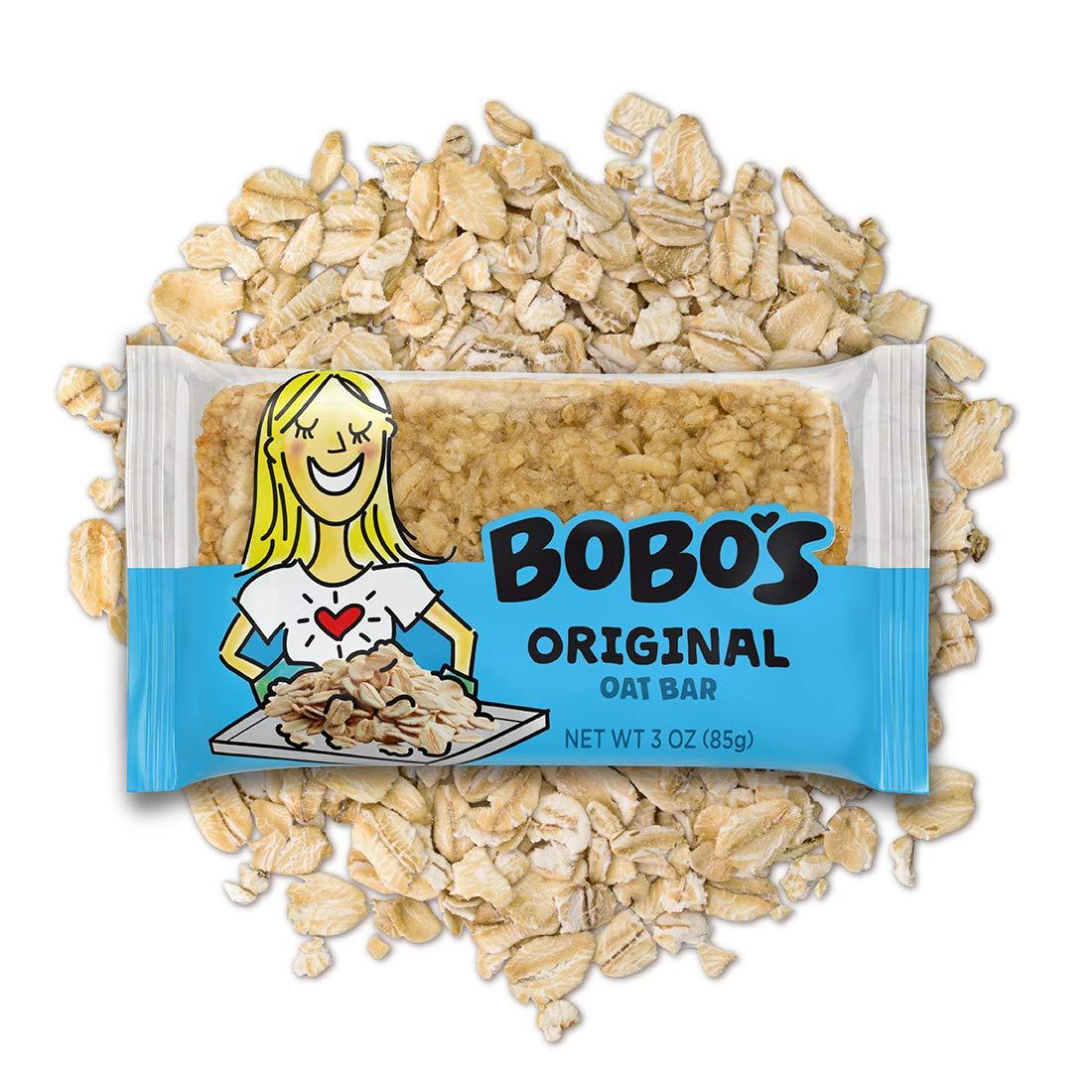 Bobo's Original Oat Bars 12 Pack - Gluten Free Vegan Snack, Whole Grain ...