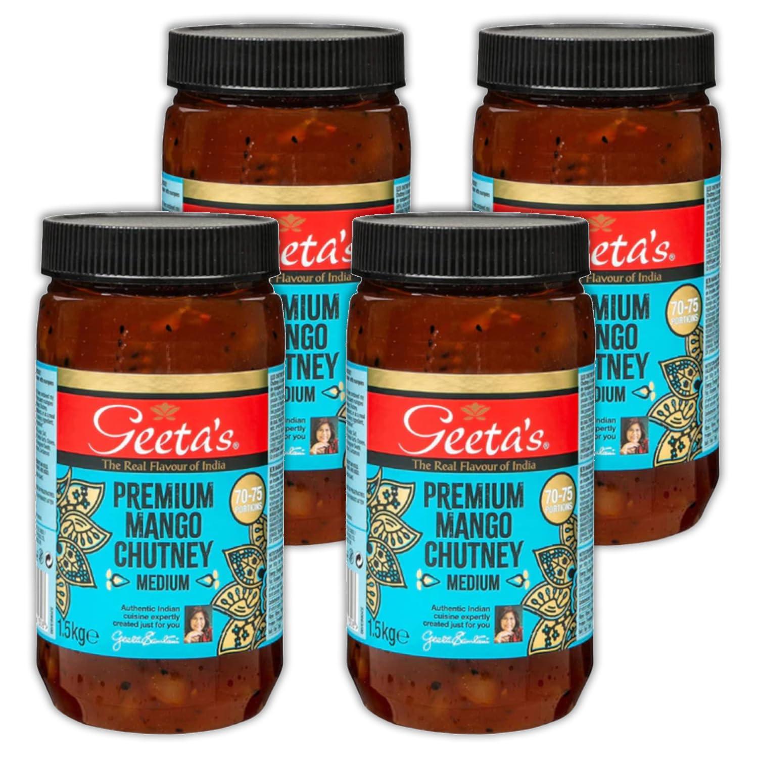 Geeta's Premium Mango Chutney 4x1.5kg | Buy Now with Express ...