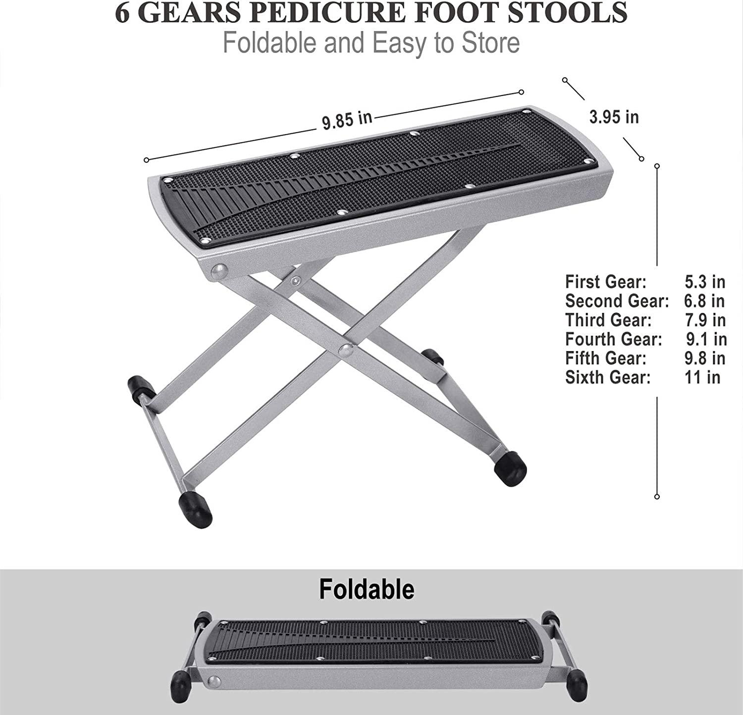 LiDiVi Adjustable Pedicure Foot Rest for Easy At-Home Pedicures - Non ...