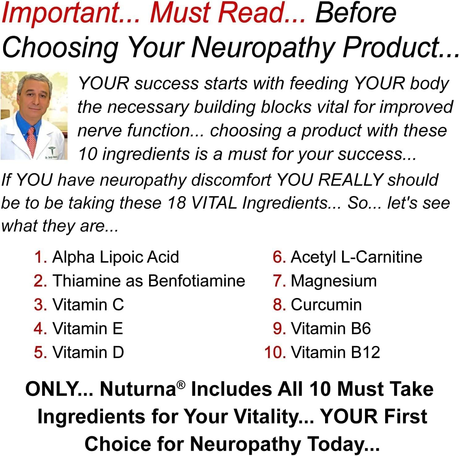 Neuropathy Nerve Nutritional Blend | 1200mg Alpha Lipoic Acid ...