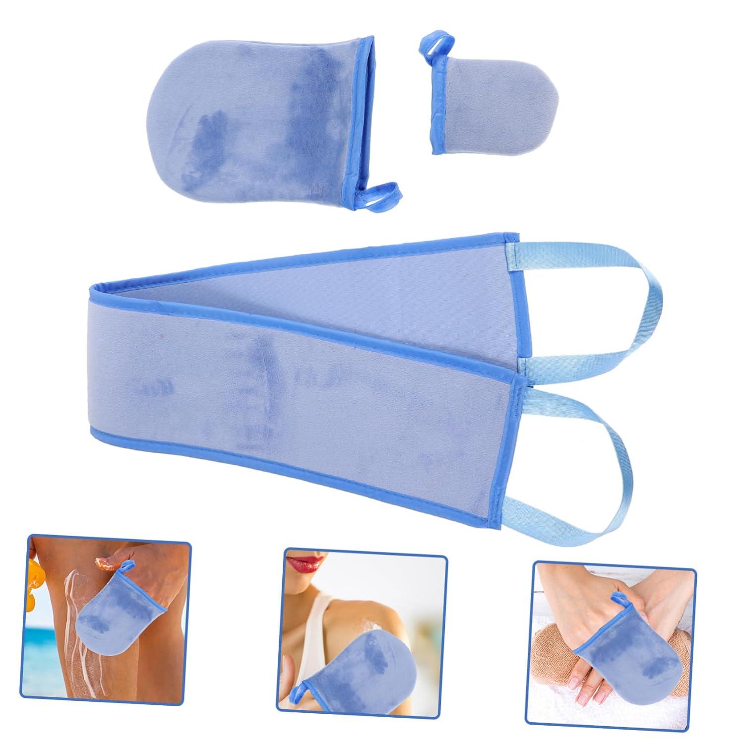 Premium Self Tanning Applicator Set - Back Lotion Applicator & Finger ...