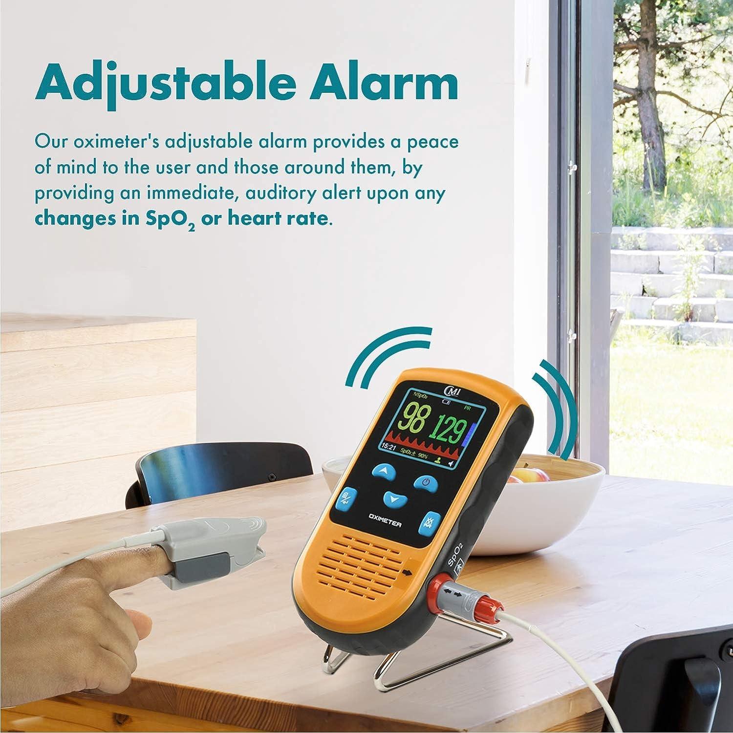 CMI Health Rechargeable Pulse Oximeter - Adult Finger Spot-Checking ...