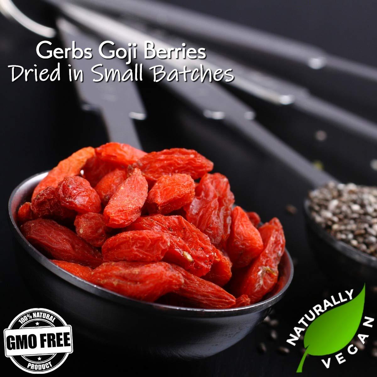 GERBS Dried Goji Berries 2 LBS - Allergy-Free & Sulfur Dioxide-Free ...