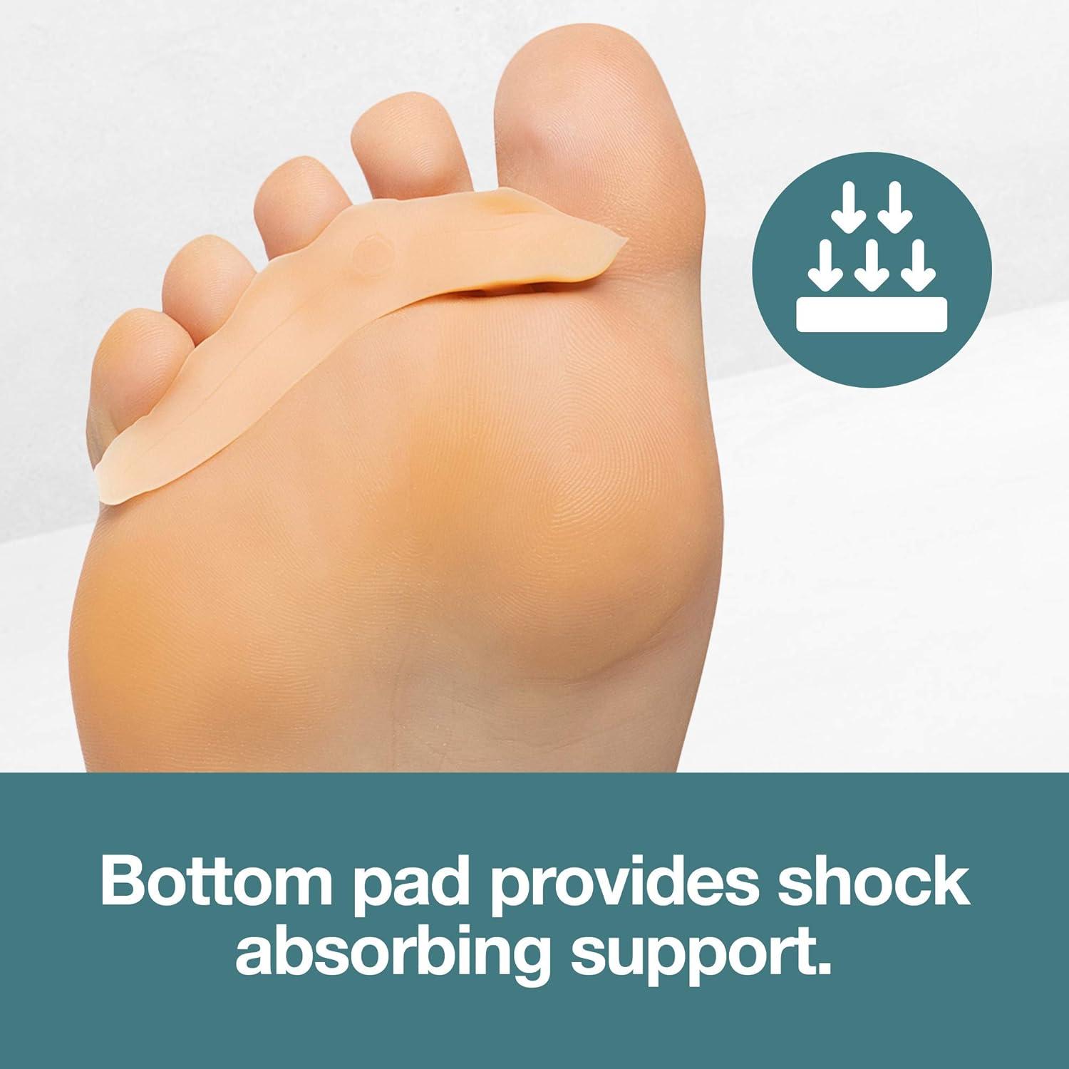 ZenToes Hammer Toe Straightener Crest - 4 Count Gel Spacer Splint for ...