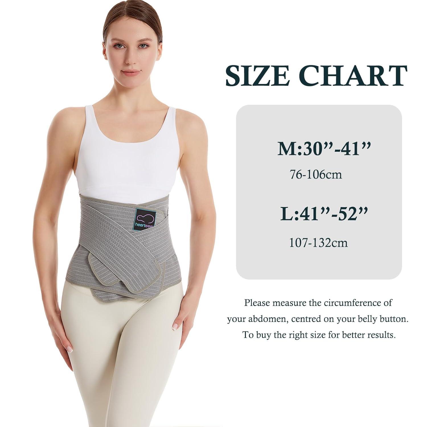 HeerTeaj Postpartum Belly Belt | Adjustable Post-Operative & Lumbar ...