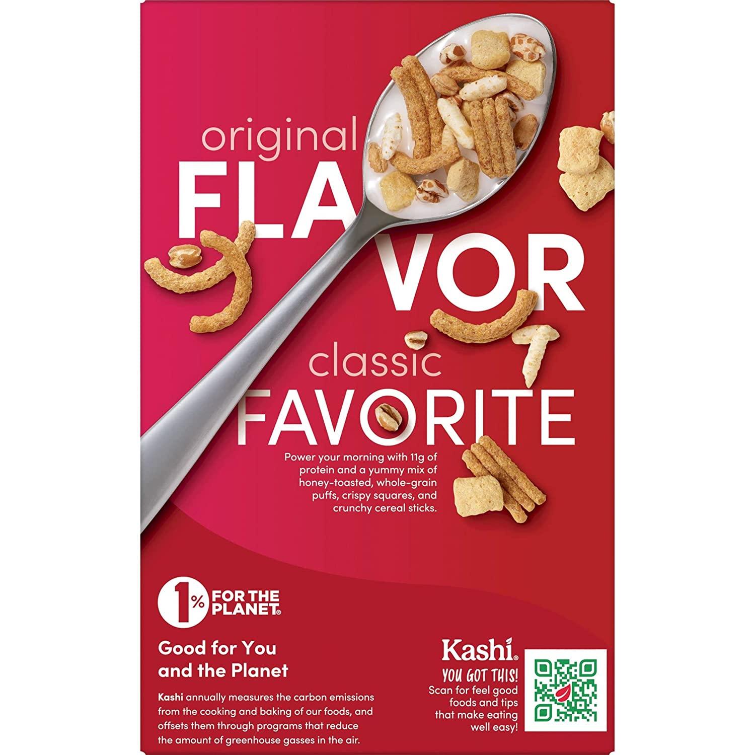 Kashi GO Original Breakfast Cereal - 13.1oz Box | Vegetarian Protein ...