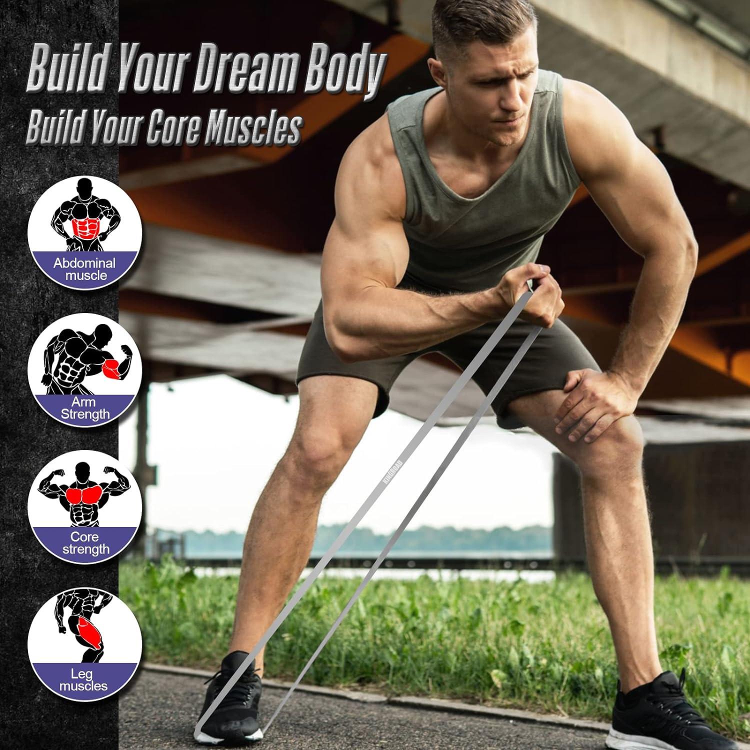 5 Resistance Bands Set - Versatile Strength Training & Pilates Tapes ...