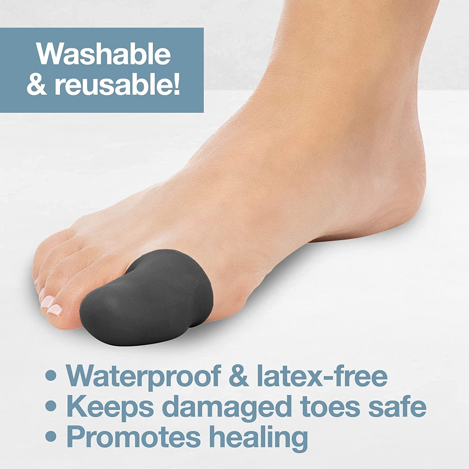 ZenToes 6 Pack Gel Toe Cap - Relief from Ingrown Toenails, Corns ...