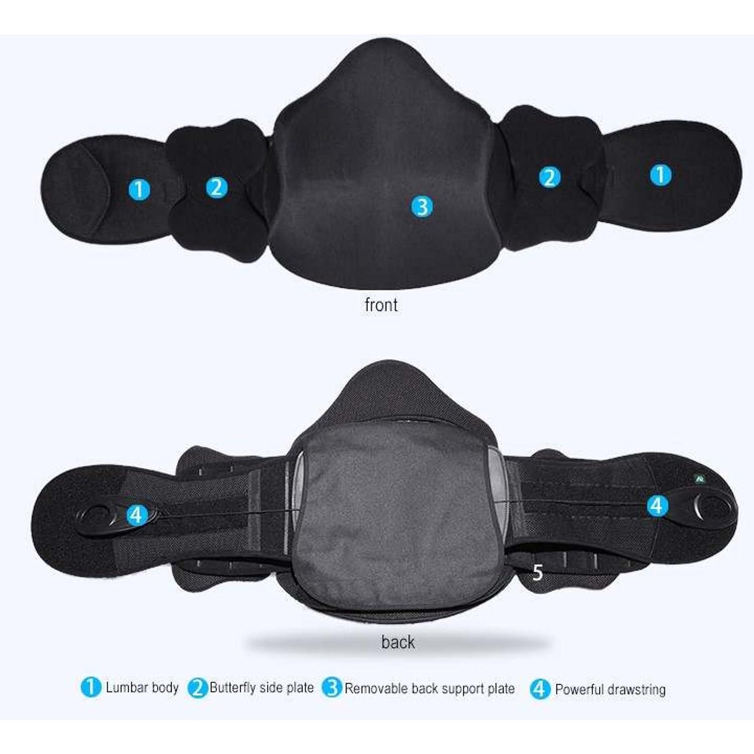 Comfyorthopedic LSO Back Brace for Lower Back Pain - Men & Women ...