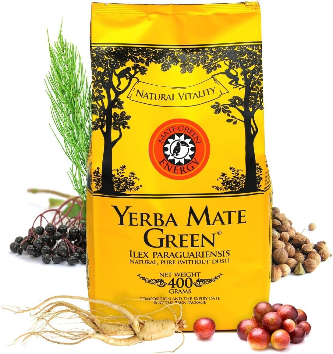YERBA MATE Green STARTER SET Natural Strong Energy Drink Mate Tea ...