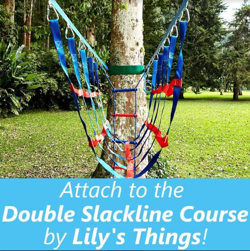Lily's Things Cargo Net Attachment for Double Slackline | Ninja ...